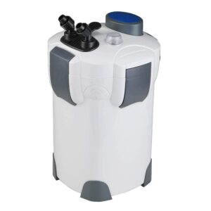 polar aurora free media 4-stage external canister filter with 9-watt light, 525 gph with free media