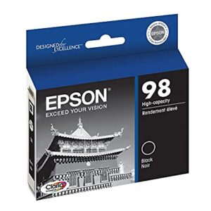 Epson 98 Claria High Yield Ink Cartridge (Black) in Retail Packaging