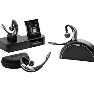 Jabra Motion Office Bluetooth Headset with Touch Screen Base for Desk Phone, VoIP Softphone, Mobile Phones and Tablets