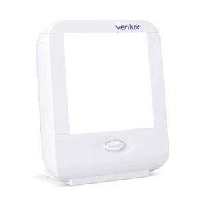 verilux happylight vt10 compact personal, portable bright white light 10,000 lux therapy lamp with 20 sq. in. lens size