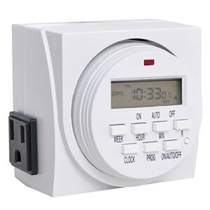 reptile digital program timer; 7-day, dual-outlet