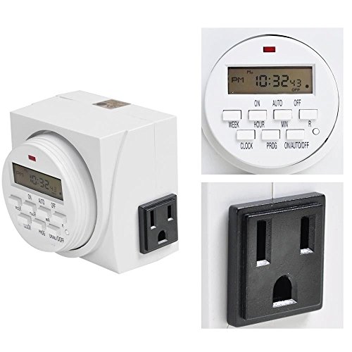 Reptile Digital Program Timer; 7-day, dual-outlet