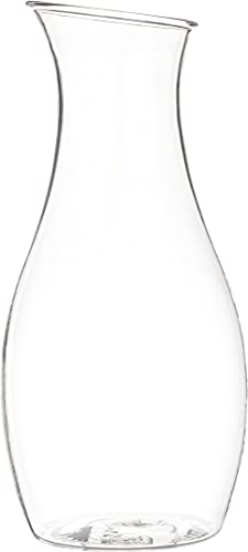 Carlisle FoodService Products 7090307 Cascata Carafe Juice Jar Beverage Decanter Only, Plastic, 1.5 L, Clear