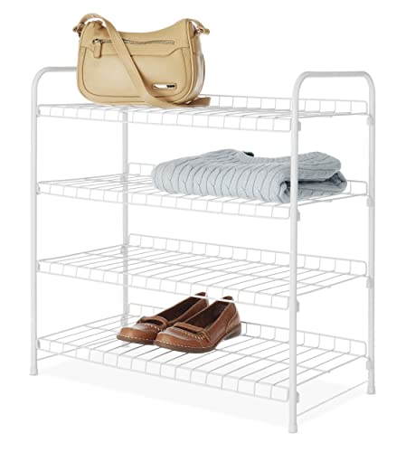 Whitmor, White, 4 Tier, Closet Shelf