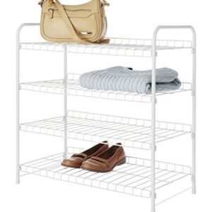 Whitmor, White, 4 Tier, Closet Shelf