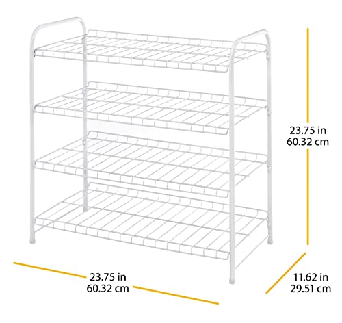 Whitmor, White, 4 Tier, Closet Shelf