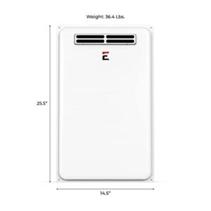 Eccotemp 45H-NG Outdoor 6.8 GPM Natural Gas Tankless Water Heater, White