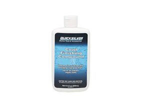 quicksilver 8m0168837 high-gloss cowl finishing compound, fine grit - 8.4 oz bottle