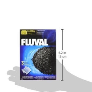 Fluval Carbon Nylon Bags for Aquarium, 100gm, 9-Pack