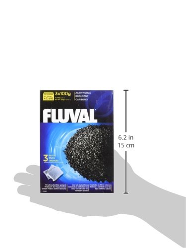 Fluval Carbon Nylon Bags for Aquarium, 100gm, 9-Pack