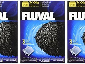 Fluval Carbon Nylon Bags for Aquarium, 100gm, 9-Pack