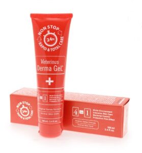 veterinus derma gel® tube 100ml - 3.4 fl.oz. x 5 tubes (pro-pack $25 saving)