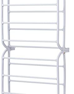 Whitmor 24 Pair Over The Door Shoe Rack-White