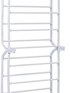 Whitmor 24 Pair Over The Door Shoe Rack-White