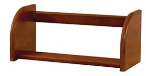 catskill craftsmen tabletop book rack, walnut stain