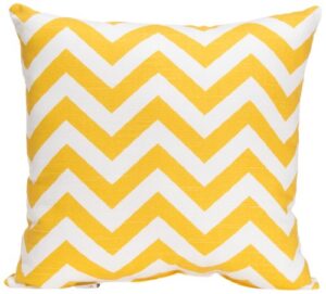 sweet potato yellow chevron pillow, swizzle