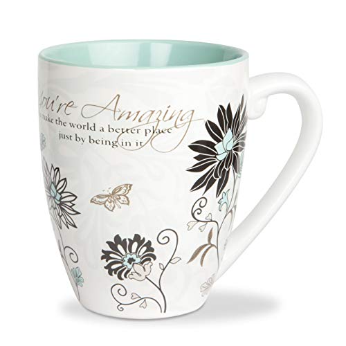 Mark My Words "You're Amazing" Ceramic Mug, 20-Ounce