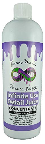 Detail Juice Car Care Garry Dean's Infinite Use Concentrate Automotive Detailing Supplies Rinseless Wash, Waterless Wash, Water Softener, Detail Spray, Spray Wax (16 oz)