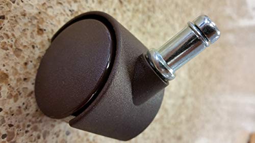 Chromcraft Casters in Brown (Set of 24)