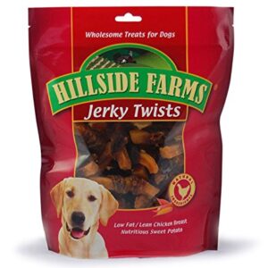 Hillside Farms Chicken And Sweet Potato Premium Dog Treats, Jerky Twists, 32-Ounce