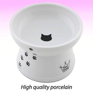 Necoichi Raised Stress Free Cat Food Bowl, Elevated, Backflow Prevention, Dishwasher and Microwave Safe, No.1 Seller in Japan! (Cat, Regular)