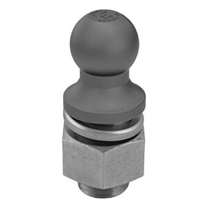 curt 40088 raw steel trailer hitch ball, 30,000 lbs, 2-5/16-inch diameter, 2 x 3-1/2-inch shank