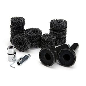 Steelman Wheel Hub and Rotor Polishing Kit, Removes Rust, Power Tool Compatible, Nylon Polishing Pads