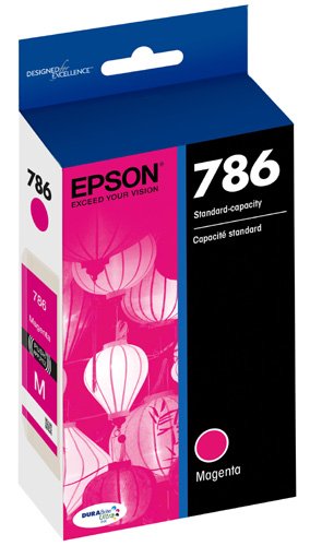 EPSON T786 DURABrite Ultra -Ink Standard Capacity Magenta -Cartridge (T786320) for Select Epson Workforce Printers