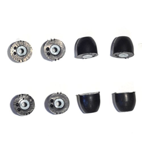 8 Pack - Small SHURE EABKF1-10S (PA910S) Replacement Black Foam Ear Tips Sleeves fit SHURE SE215 SE315 SE425 SE535 SE846 SE112 SE115 SE210 SE530 E3c E4c E5c and Westone in-Ear Headphones Earphones