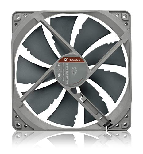 Noctua NF-P14s redux-1500 PWM, High Performance Cooling Fan, 4-Pin, 1500 RPM (140mm, Grey)for Desktop