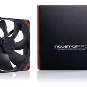 Noctua NF-A14 iPPC-3000 PWM, Heavy Duty Cooling Fan, 4-Pin, 3000 RPM (140mm, Black) for Desktop