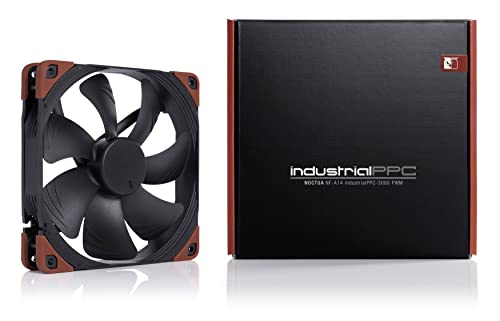 Noctua NF-A14 iPPC-3000 PWM, Heavy Duty Cooling Fan, 4-Pin, 3000 RPM (140mm, Black) for Desktop