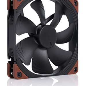 Noctua NF-A14 iPPC-3000 PWM, Heavy Duty Cooling Fan, 4-Pin, 3000 RPM (140mm, Black) for Desktop