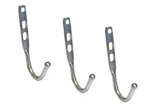 universal, fits most makes & models un1001 locker single-prong coat hooks, set of 3