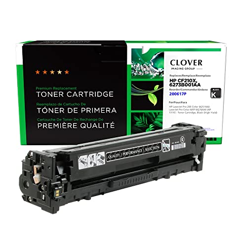 Clover Remanufactured Toner Cartridge Replacement for HP CF210X (HP 131X) | Black | High Yield