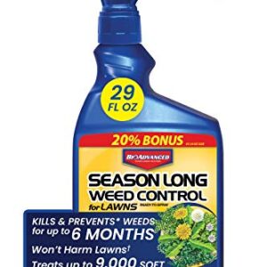 BioAdvanced Season Long Weed Control For Lawns, Ready-to-Spray, 29 oz, 9,000 Sq Ft