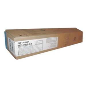 genuine original sharp mx -4110n/5110n toner ctg cyan mx-51nt-ca