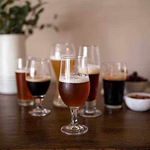 Libbey Craft Brews Assorted Beer Glasses, Set of 6