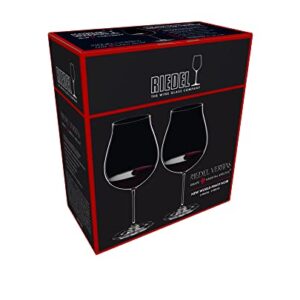 Riedel Veritas Pinot Noir Glass, 2 Count (Pack of 1), Clear