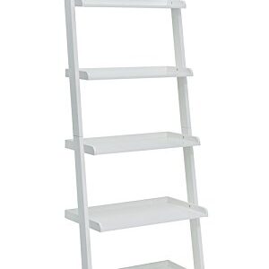 Convenience Concepts French Country Bookshelf Ladder, White