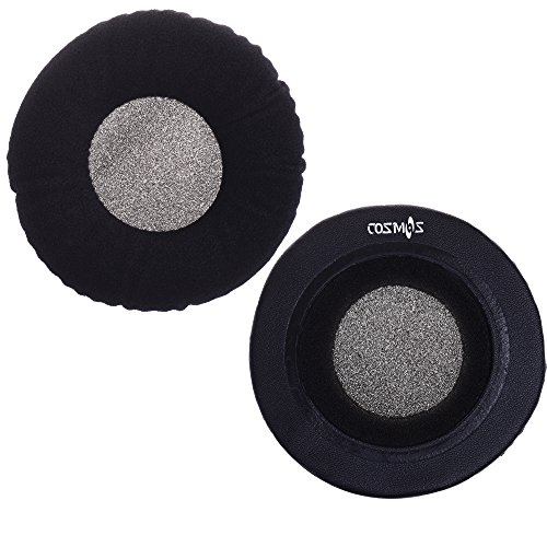 Cosmos ® 1 Pair Black Color Velvet Replacement Earpad Ear Pad Cushion for AKG K 240 Studio Headphones