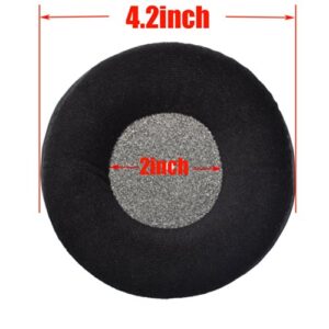 Cosmos ® 1 Pair Black Color Velvet Replacement Earpad Ear Pad Cushion for AKG K 240 Studio Headphones