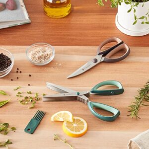 Henckels Kitchen Shears for Herbs, 2-pc, Dishwasher Safe, Heavy Duty, Stainless Steel, Take A Part Shears