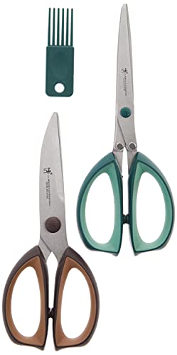 Henckels Kitchen Shears for Herbs, 2-pc, Dishwasher Safe, Heavy Duty, Stainless Steel, Take A Part Shears