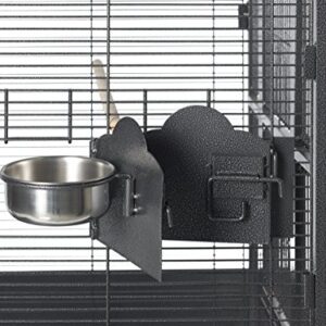 Prevue Pet Products 3351BLK Park Plaza Bird Cage, Black Hammertone, Small