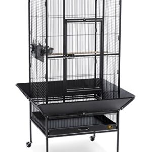 Prevue Pet Products 3352BLK Park Plaza Bird Cage, Black Hammertone, Large