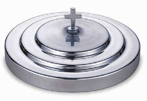 polished aluminum communion tray cover