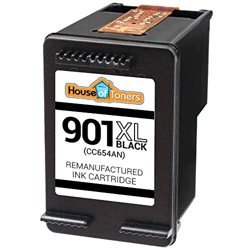 Houseoftoners Remanufactured Ink Cartridge Replacement for HP 901XL CC654AN (1 Black)