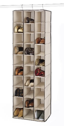 Whitmor Hanging Shoe Shelves 30 Section