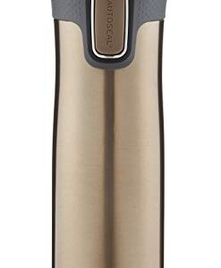 Contigo AUTOSEAL West Loop Vaccuum-Insulated Stainless Steel Travel Mug, 20 oz, Latte